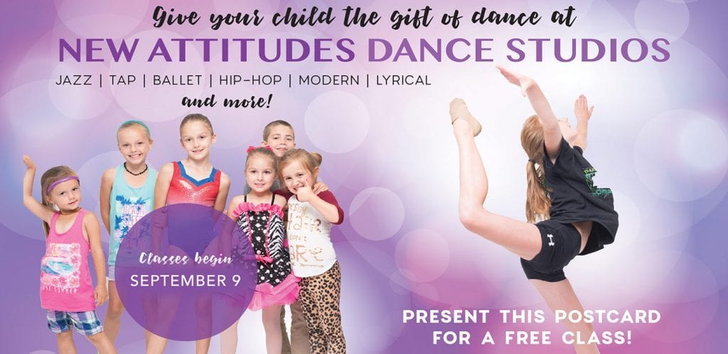 free-class-postcard - New Attitudes Dance Studios